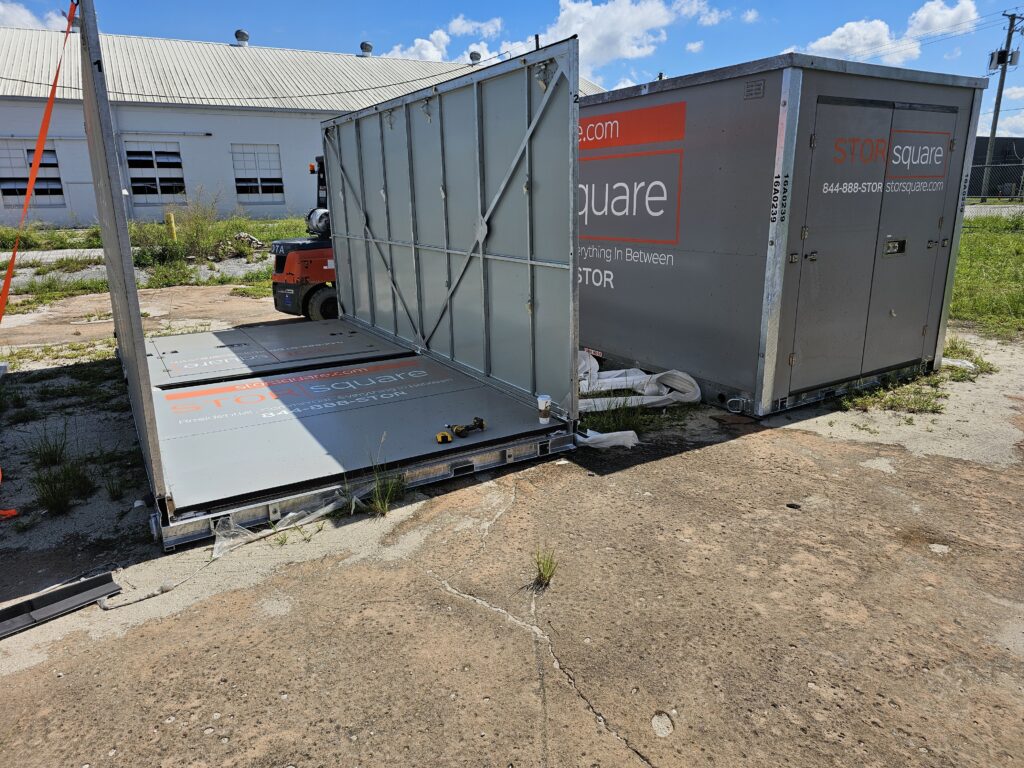 Disaster Relief: NGOs using containers for storing and distributing ...